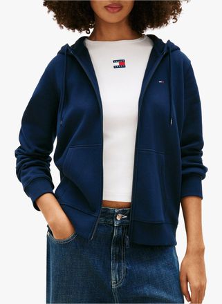 Tommy Hilfiger Hoodie &agrave; capuche en coton m&eacute;lang&eacute;