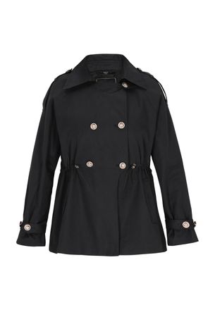 Faina Mantel Frauen Schwarz