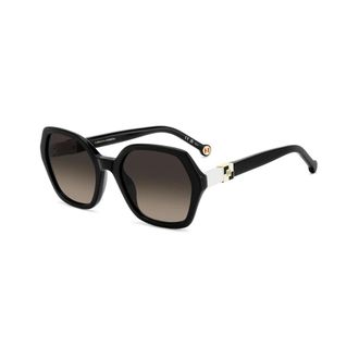 Carolina Herrera Femme, Accessoires, Noir, Taille: 55 MM Lunettes de soleil