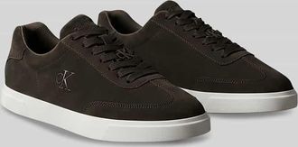 Calvin Klein Sneaker aus echtem Rindsleder mit Logo-Details