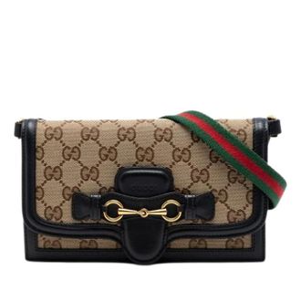 Gucci Sac bandouli&egrave;re vintage en toile Pre-owned - Femme - Pre-owned - Beige - Taille: ONE Size