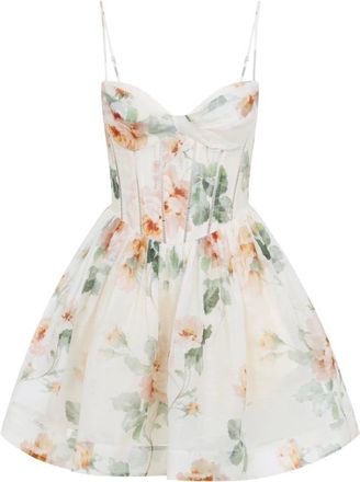 Zimmermann Femme, Robes, Multicolore, Taille: 36 FR Carousel Corset Mini Dress