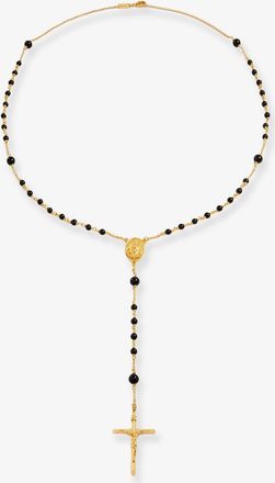 Dolce & Gabbana Brass necklace with cross - DOLCE & GABBANA - gender_Woman