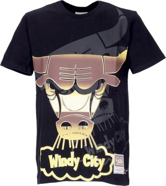Mitchell & Ness Chicago Bulls NBA Tee Hardwood Classics - - Tops - Herren - Schwarzk - M