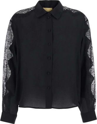 Momoni Vetra Shirt - Femme - Blouses et Chemises - Noir - Taille: 40 FR