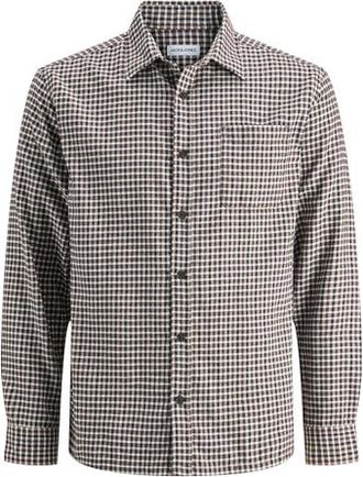 Jack & Jones Check Jjjames Ls Pls Mini T-Shirt &agrave; Carreaux, Blazer Bleu Marine, 3XL Hommes