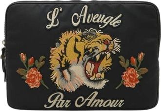 Gucci unisex, Pre-owned, Noir, Taille: ONE Size Sac clutch Pre-owned