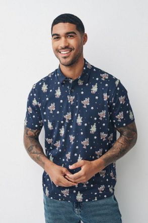 Next Poloshirt Weihnachtliches Polohemd (1-tlg)