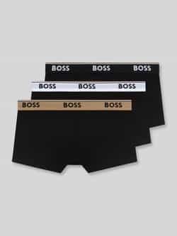 HUGO BOSS Trunks aus Baumwoll-Mix im 3er-Pack