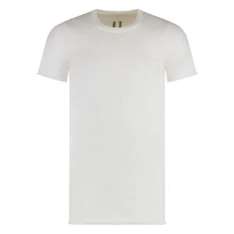 Rick Owens Baumwoll-T-Shirt mit Rundhalsausschnitt - - Tops - Herren - Wei&szlig; - 2XL
