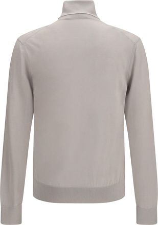 Dolce & Gabbana Mens Cashmere Turtleneck Sweater Beige Chiarissimo Kashmir-Capra Hircus Kashmir/capra
