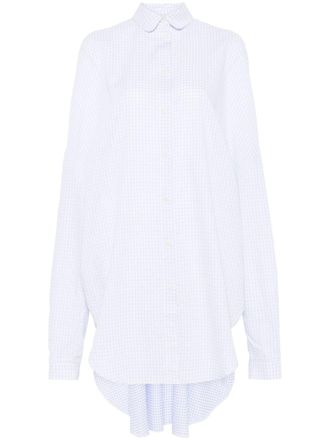 Henrik Vibskov robe-chemise New Bumble à coupe courte - Bleu