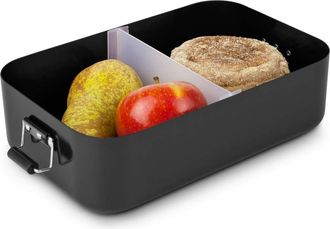 ROMINOX Geschenkartikel Lunchbox // Quadra verschiedene Varianten - hochwertige Aluminium Aufbewahrungsbox, praktisch und leicht, Proviantbox mit Dichtungsrin