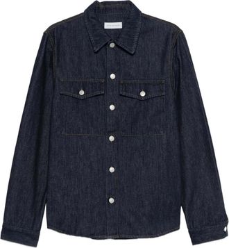 Dries Van Noten Homme, Vestes, Bleu, Taille: M Shirt