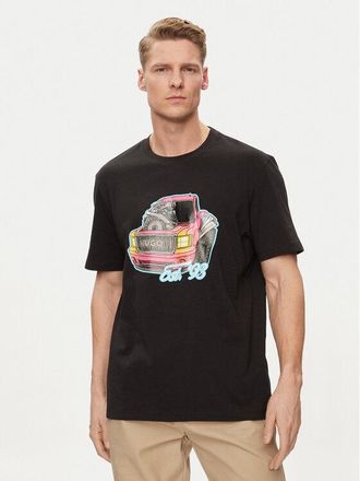 HUGO BOSS Hugo T-Shirt Damotoro 50514092 Schwarz Relaxed Fit