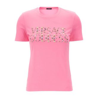 Versace T-Shirt - - Tops - Damen - Rosa - 2XS