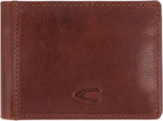 Camel Active Como Herren Geldbörse Querformat RFID Leder Mittelgroß Cognac Braun