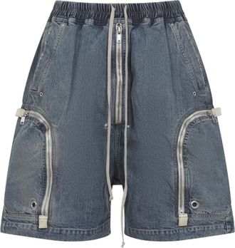 Rick Owens Homme, Shorts, Bleu, Taille: XL Bauhaus Pods Shorts