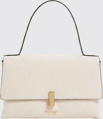 Twinset Sac &agrave; Main TWINSET Femme couleur Jaune Cr&egrave;me