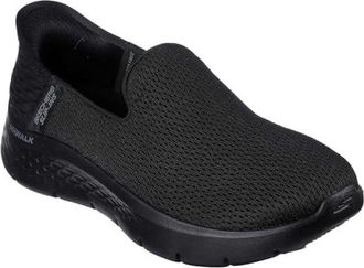 Skechers Femme Womens Hands Free Slip-ins Go Walk Flex-Relish Basket, Black Textile/Trim, 37 EU Large