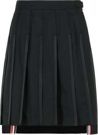 Thom Browne Jupe en laine noire