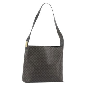Celine Sac bandouli&egrave;re Macadam en toile Pre-owned - Femme - Pre-owned - Brun - Taille: ONE Size