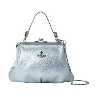 Vivienne Westwood Femme, Sacs, Gris, Taille: ONE Size Sac Vintage avec Logo Plaque