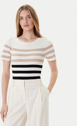 Morgan Pullover 252-MPIANA Beige Slim Fit