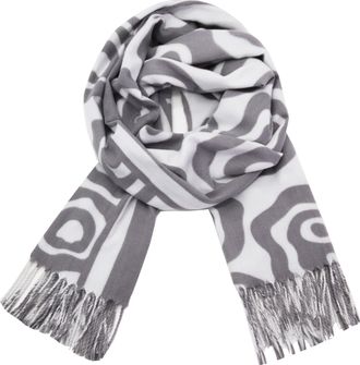 Glamexx24 Damen XXL Schal Kuscheliger warmer Leoparden Muster 3 farbiger Fransen Poncho Schal Oversized Deckenschal