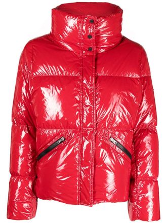 Herno Daunenjacke mit Stehkragen - Rot