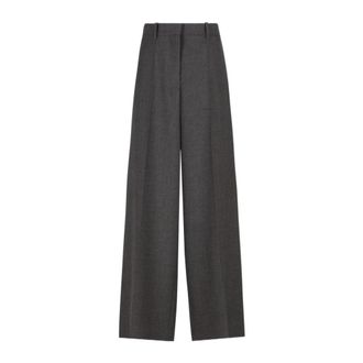 Givenchy Oversized Tailored Hose aus Wolle - - Trousers - Damen - Grau - S