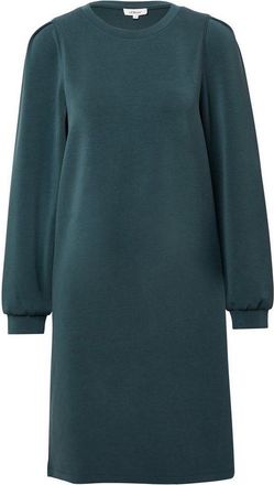 s.Oliver Minikleid Kleid Scuba-Kleid mit Faltendetail am Arm