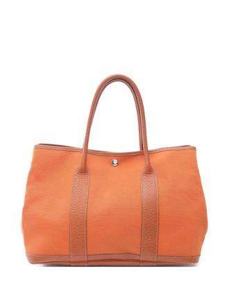 Herm&egrave;s sac cabas Garden Party PM (2006) - Orange