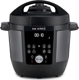 Instant Pot Multicuiseur Plus 9-en-1 5,7 L Acier inoxydable brossé : Autocuiseur, Mijoteuse, Cuiseur à riz, Poêle à sauter, Yaourtière, Maintien au chaud, Cuiseur