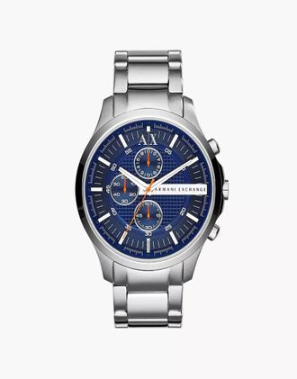 A|X Armani Exchange ax2155 - Montre chronographe pour homme en acier inoxydable - Argent&eacute;