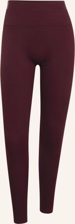 adidas All Me Leggings, Gerippt rot