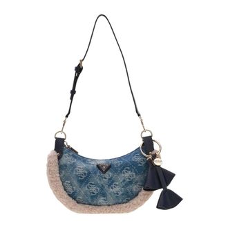 Guess Sac port&eacute; &eacute;paule Katie - Femme - Sacs - Bleu - Taille: ONE Size