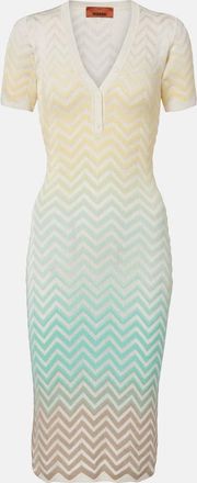 Missoni Midikleid aus einem Baumwollgemisch