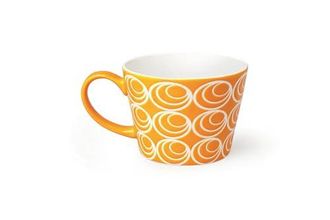 Excelsa Etnika Tasse Jumbo 415 ml, Porzellan, Orange, 11 x 11 x 8 cm