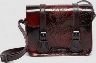 Dr. Martens Phoenix Arcadia Leder Umh&auml;ngetasche 18 Cm in Rot