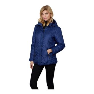 Junge Femme, Vestes, Bleu, Taille: 52 FR Veste Matelass&eacute;e Comfort Fit Midnight Blue