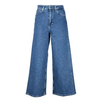 Calvin Klein Femme, Jeans, Bleu, Taille: W28 Jean Large Taille Haute