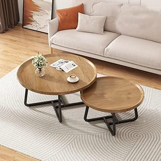 Generic Table Basse Ronde, Table De Salon, Style Industriel, Simple Petite Table Ronde Meubles De Salon Tables Sofa H&ocirc;tel Appartement Tables Basses Tables Bas