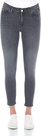 Replay Damen Jeans Luzien Skinny-Fit mit Power Stretch, Dark Grey 097 (Grau), 29W / 30L