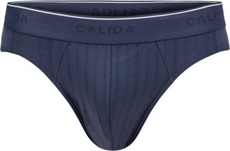 CALIDA Herren Minislip blau Baumwolle & Mix unifarben