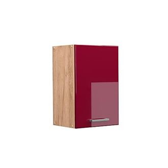 Vicco Elément Haut de Cuisine R-Line, Rouge Brillant, 40cm