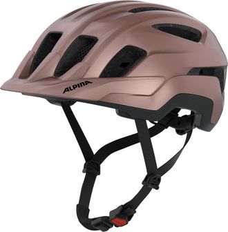 Alpina Paranus - Leichter Fahrradhelm, Starke Sto&szlig;d&auml;mpfung durch Hi-EPS, gro&szlig;e Bel&uuml;ftung, integriertes Insektennetz, anpassbare Passform, Rose matt, S (52-56