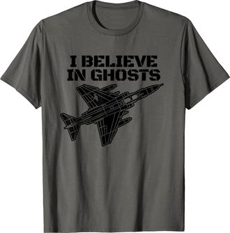 The Salty Veteran F-4 Phantom Ich glaube an Geister Militärjet F4 Phantom T-Shirt