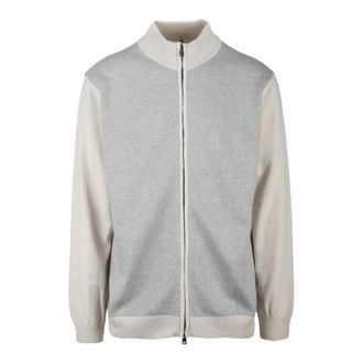 LUIGI BORRELLI NAPOLI gilet - Homme - Pulls - Gris - Taille: 4XL