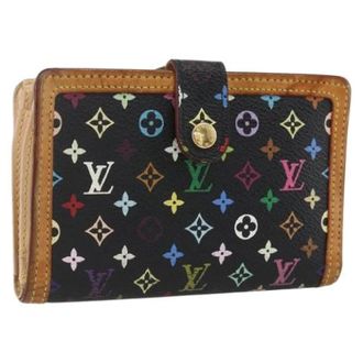 Louis Vuitton Portefeuille en toile doccasion - Femme - Pre-owned - Noir - Taille: ONE Size